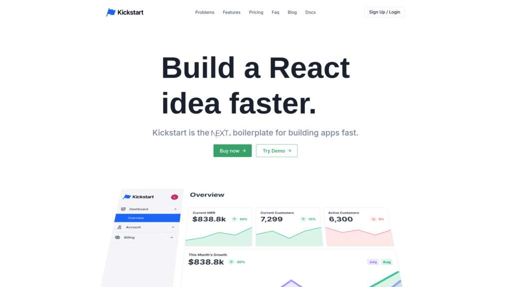 Top 10 React SaaS Boilerplates 2025