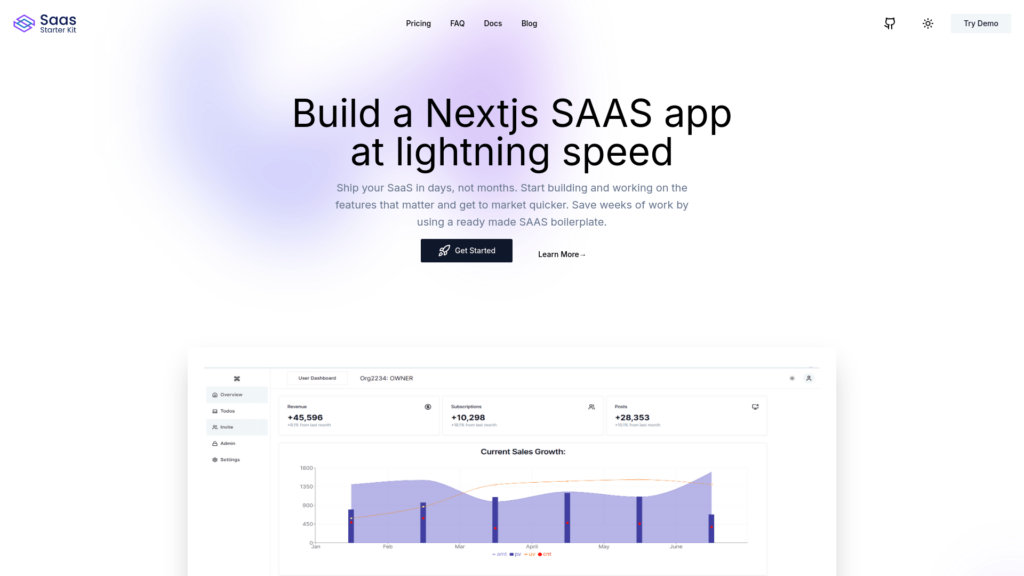 Top 70 Next.js SaaS Boilerplates 2025
