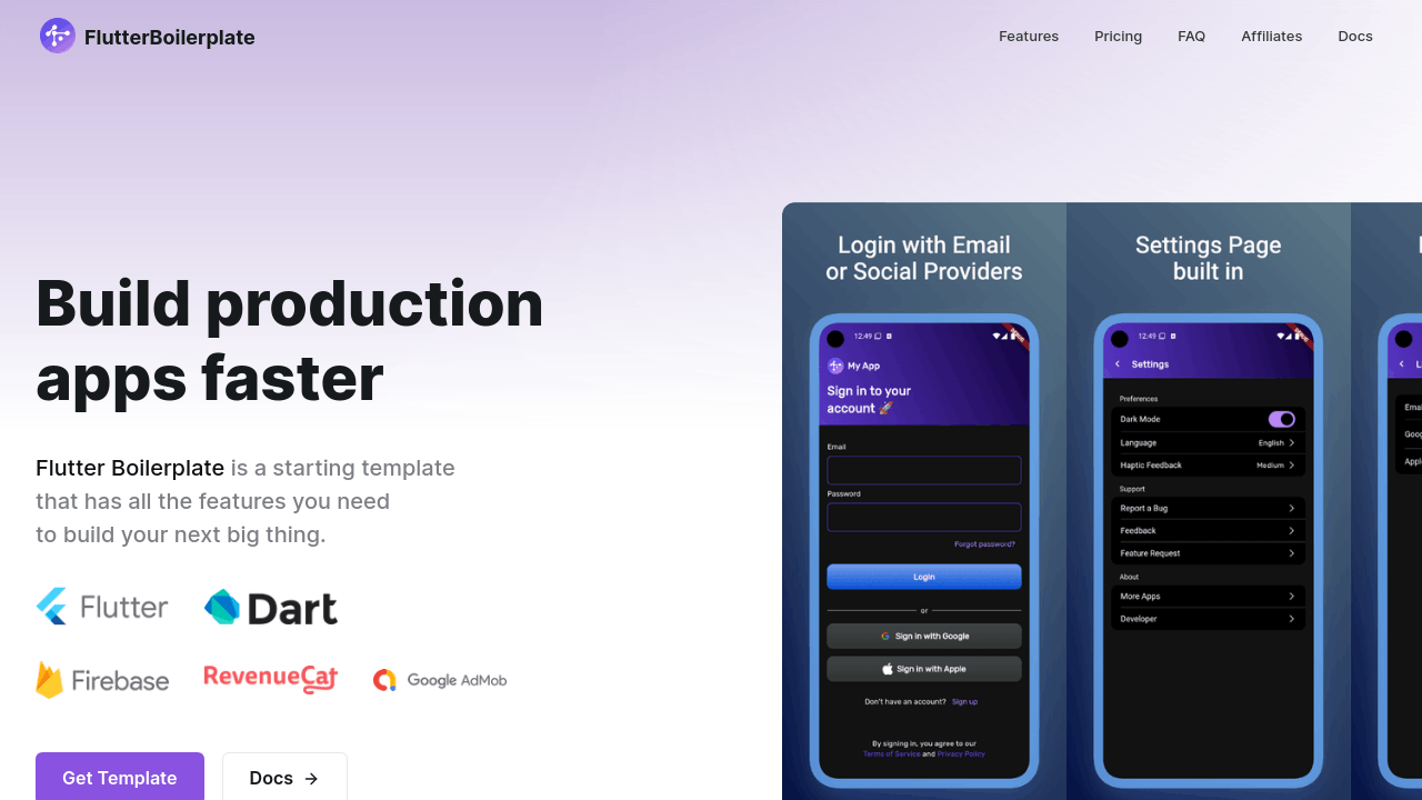 Flutter Boilerplate