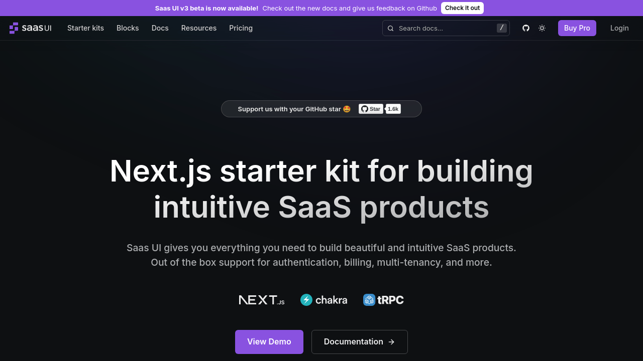 SaaS UI